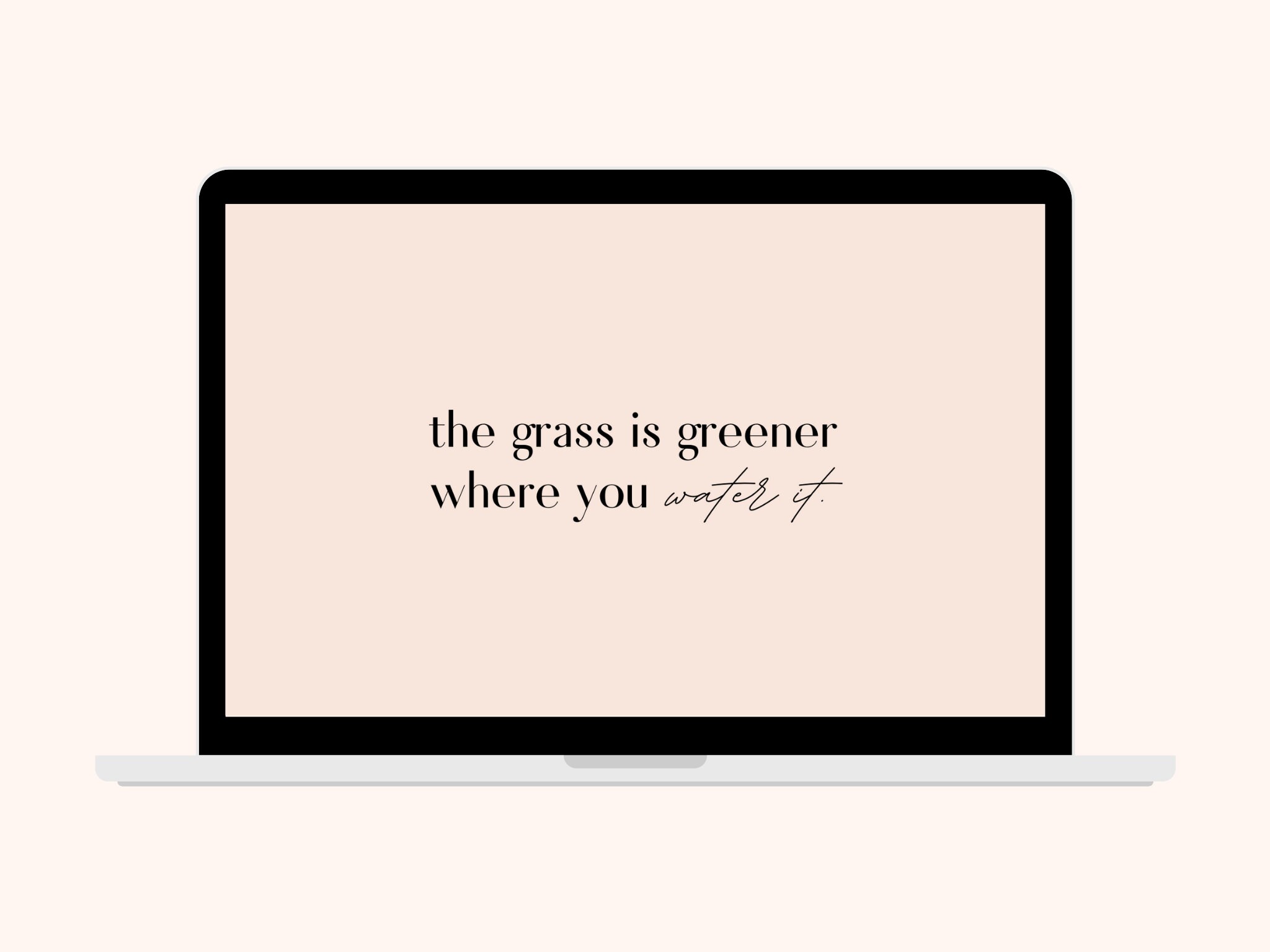 Minimal Desktop Wallpaper Quotes Bundle, Motivational Desktop ...