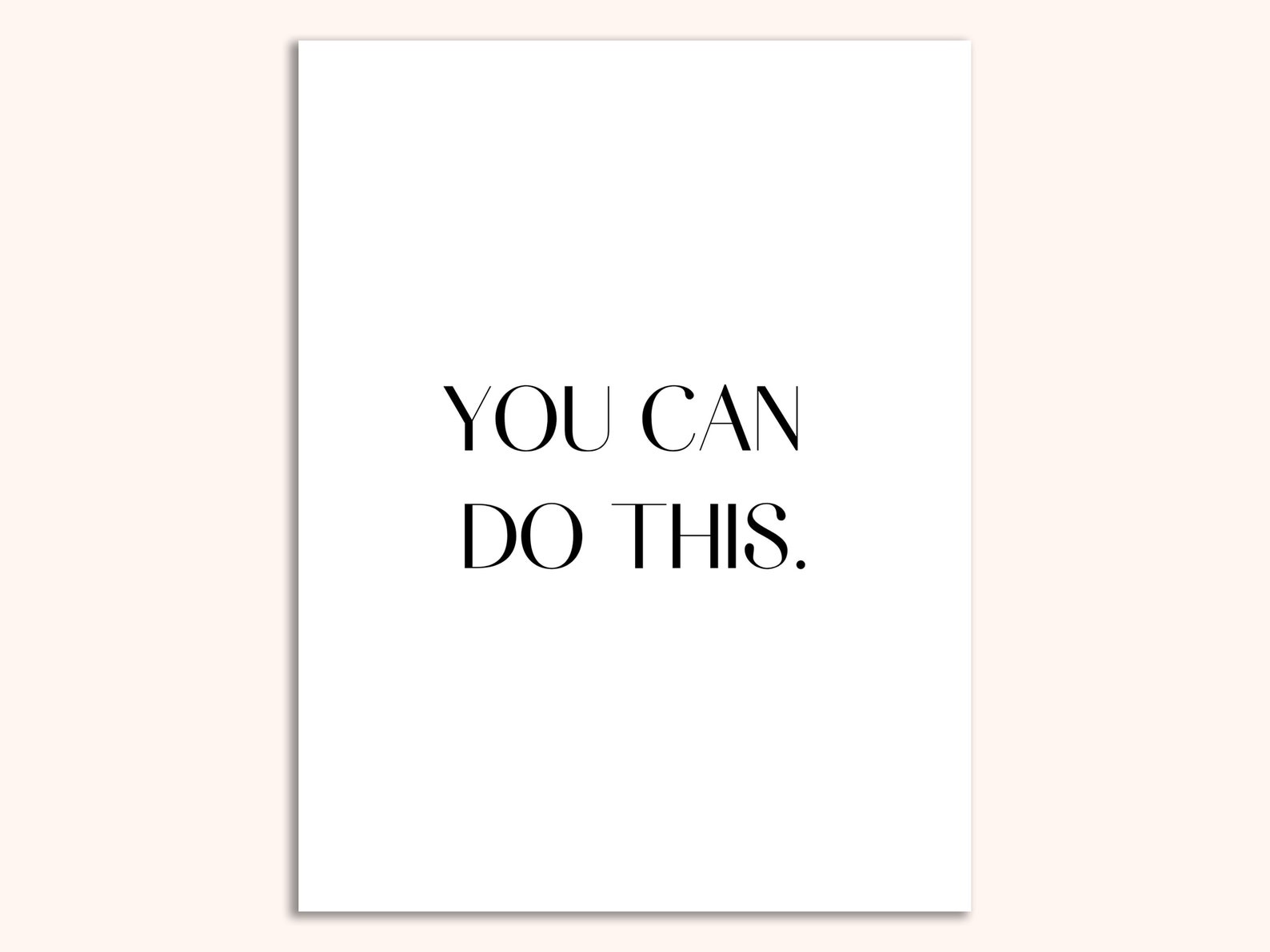 Quotes Wall Art Printable, You Can Do This, Quote Poster Printables ...