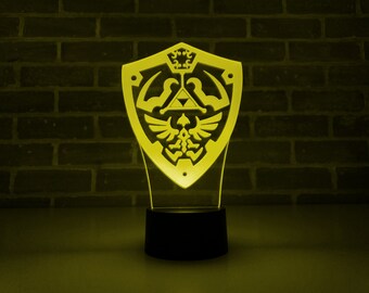 Zelda Edge Lit LED Lamp | Etsy
