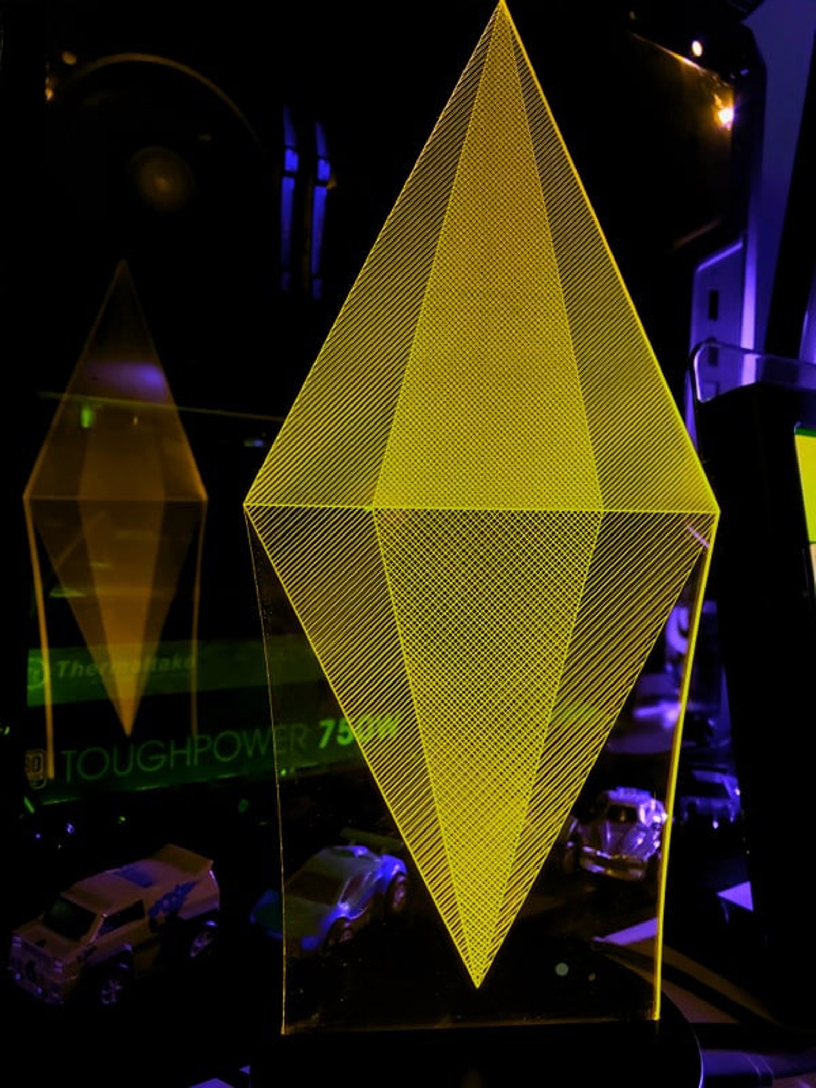 Sims Plumbob Edge Lit Led Lamp - Etsy