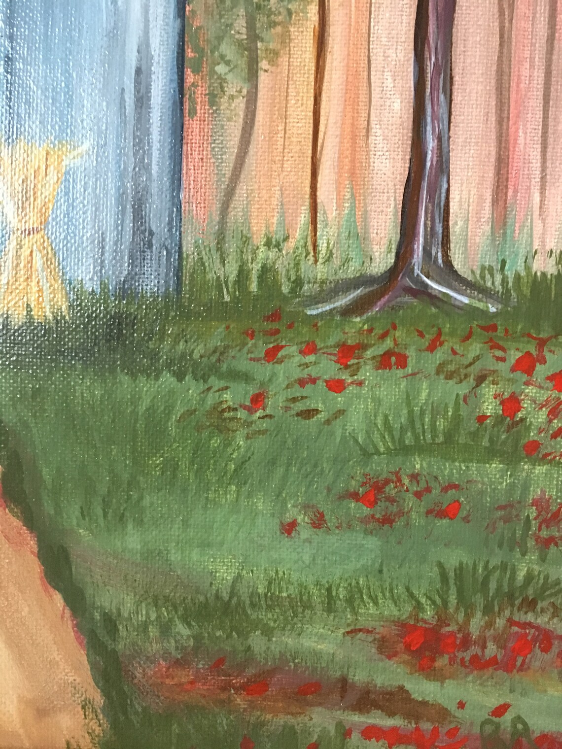 Rustic Barn Painting, Autumn Wall Art, Fall Decor, Rustic Wall Art ...