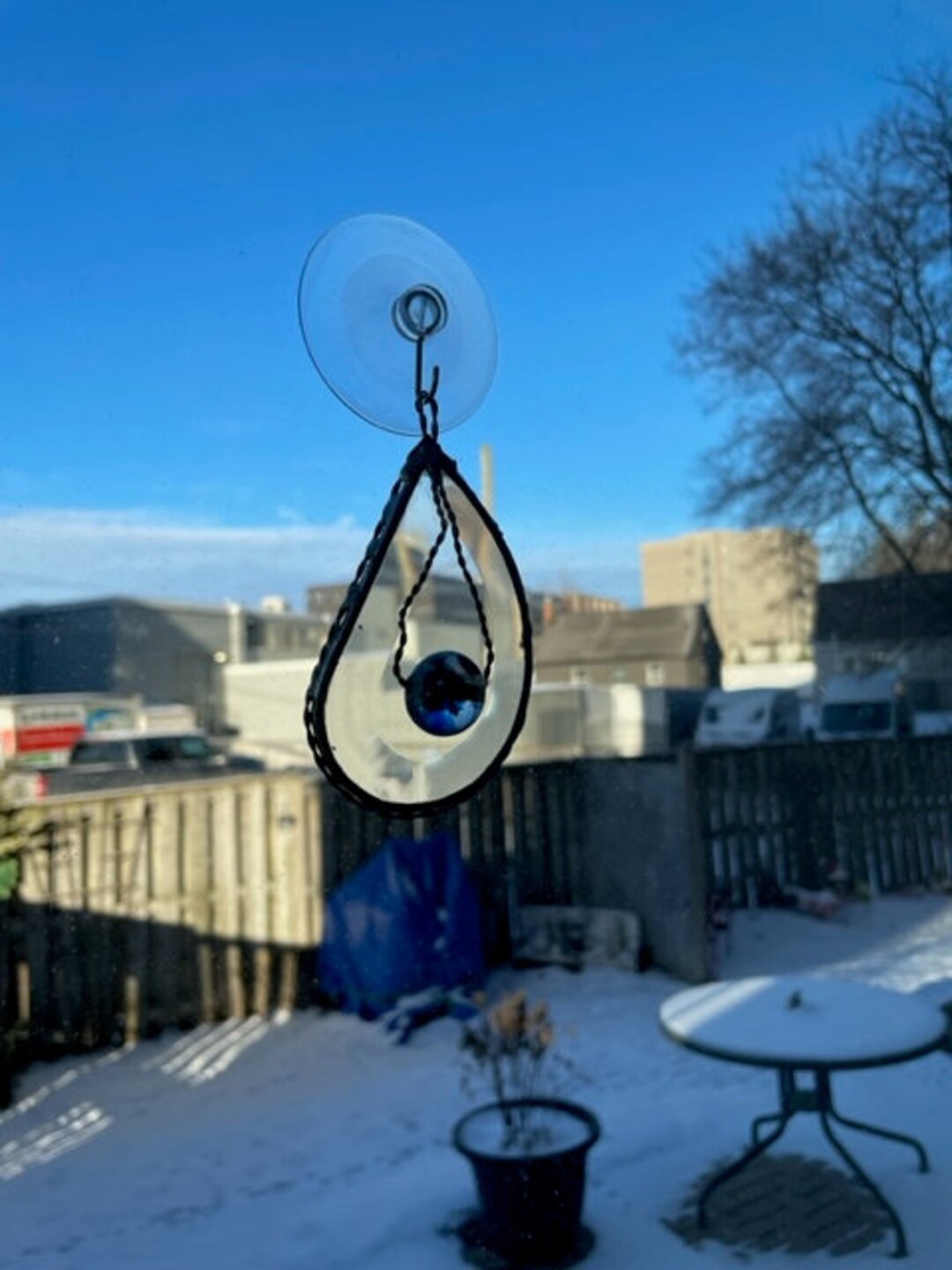 Beautiful Stained Glass Bevel Window Catchers 3.5 Inches Long With ...