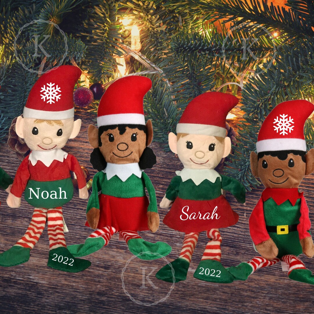 Personalized Christmas Elves | Boy, Girl Elf | Holiday Elves | Plush ...