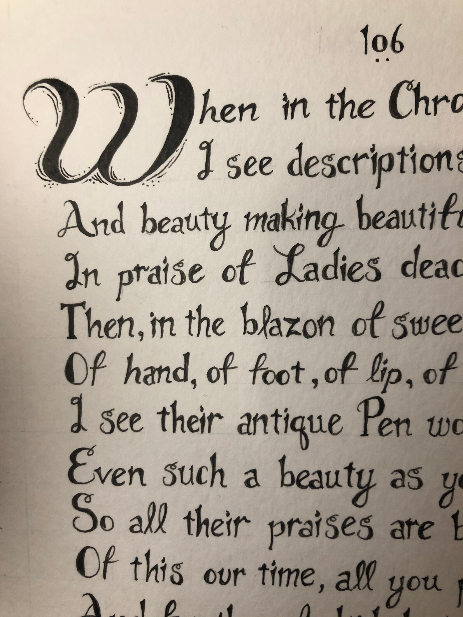 Handwritten Sonnet/letter - Etsy