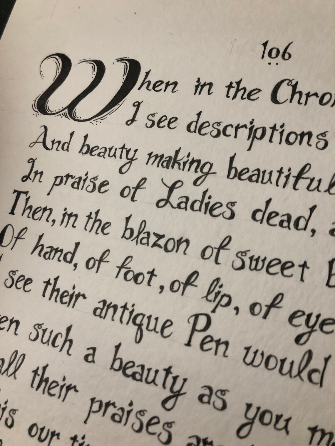 Handwritten Sonnet/letter - Etsy