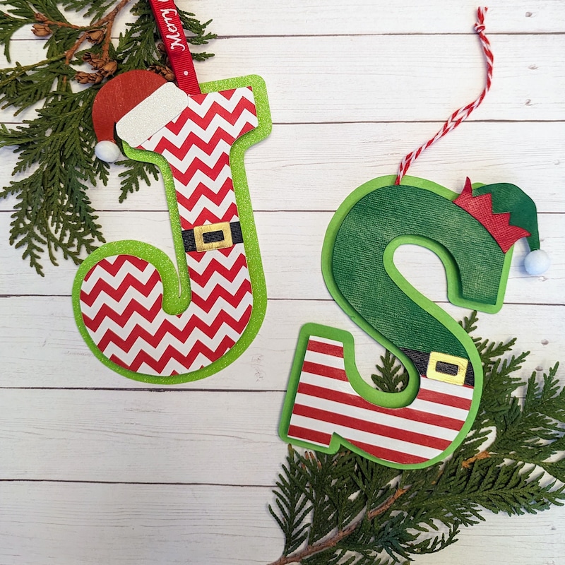 Letter Ornaments - Etsy