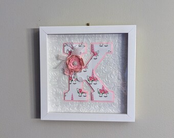 Floral Letter Frame - Etsy