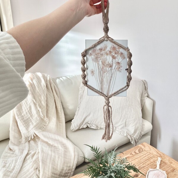 Macrame Frame - Etsy