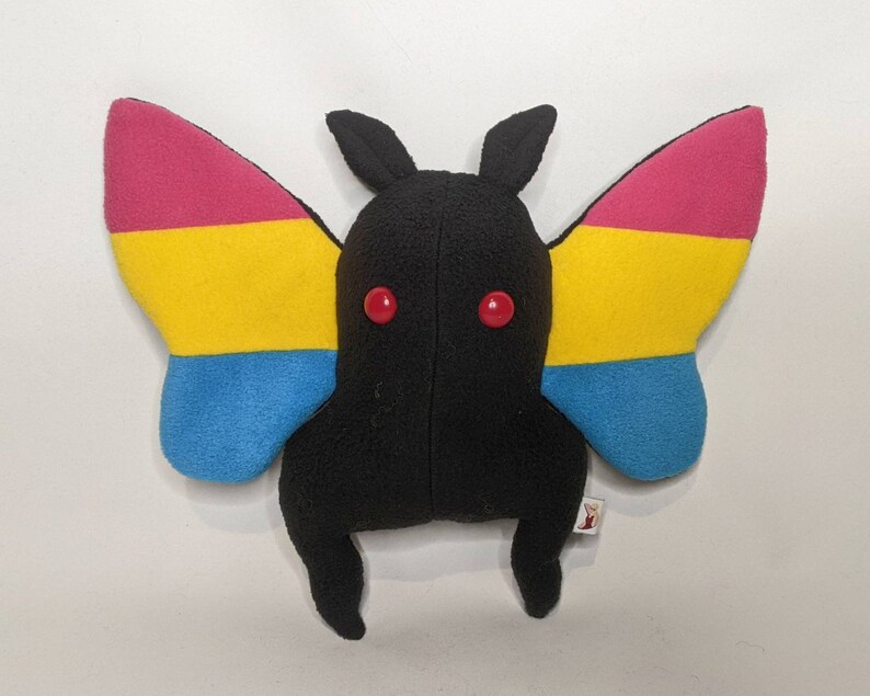 Pride Flag Mothman CUTE CRYPTID PLUSHIE - Etsy