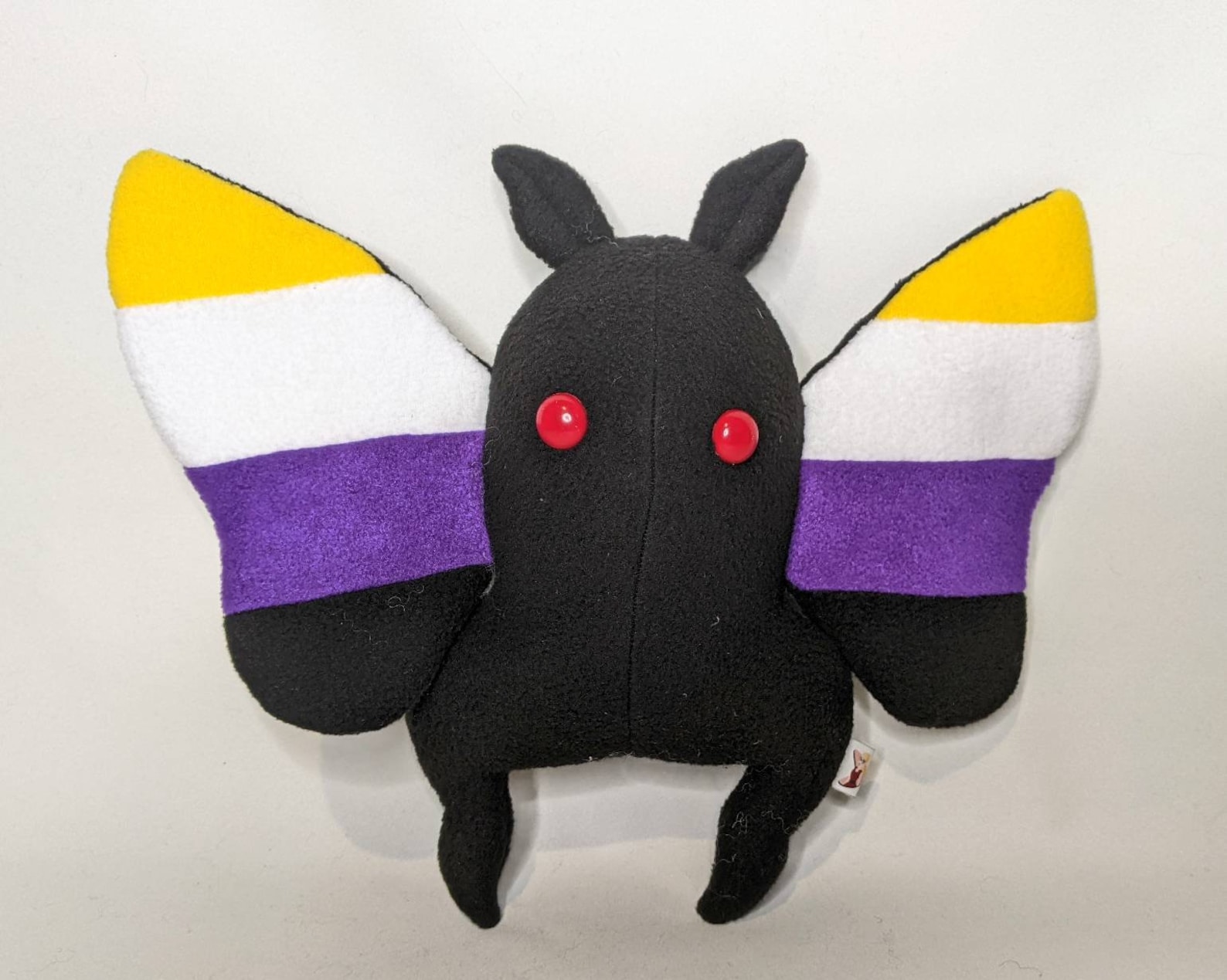 Pride Flag Mothman CUTE CRYPTID PLUSHIE - Etsy
