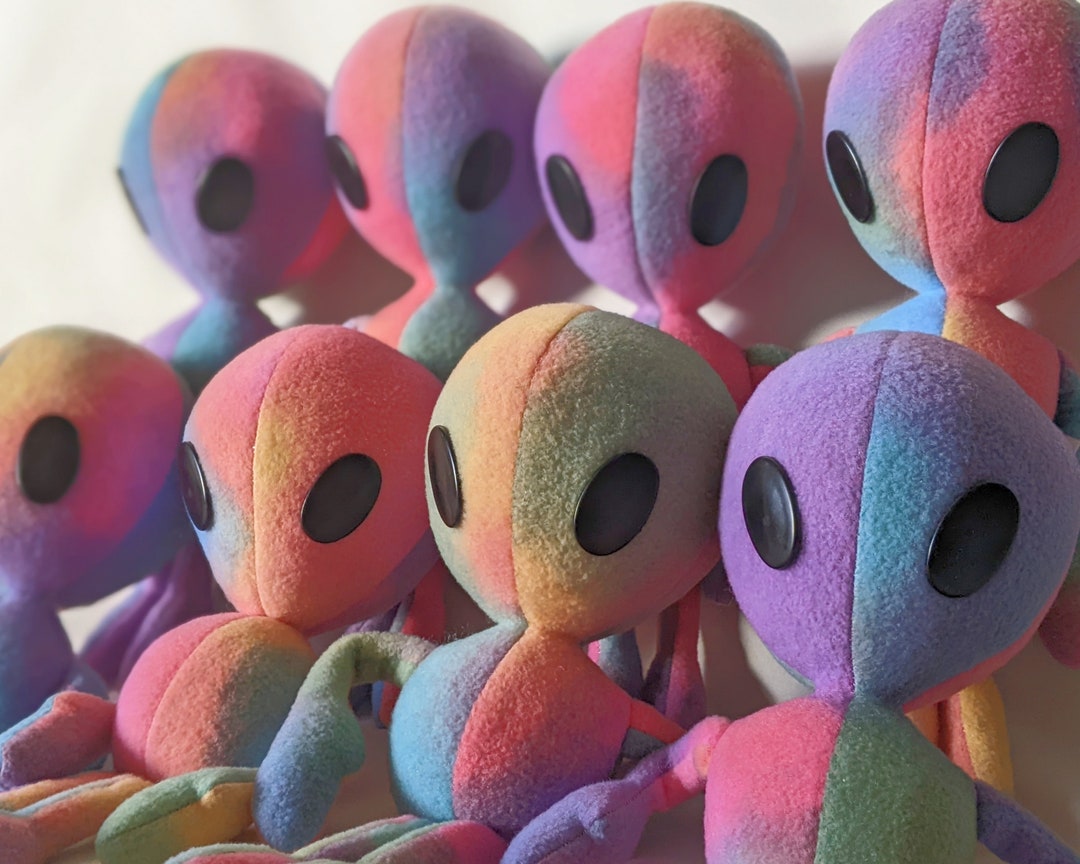Rainbow SQUISHY ALIEN PLUSHIE - Etsy