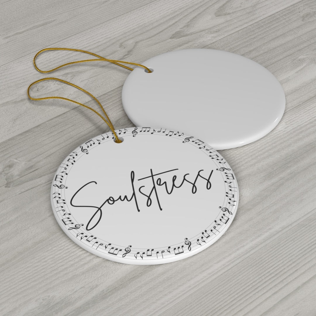 Personalized, Custom, Music, Music Notes, Ceramic White, Christmas ...
