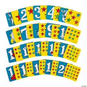 Dr. Seuss Number Matching Game - Etsy
