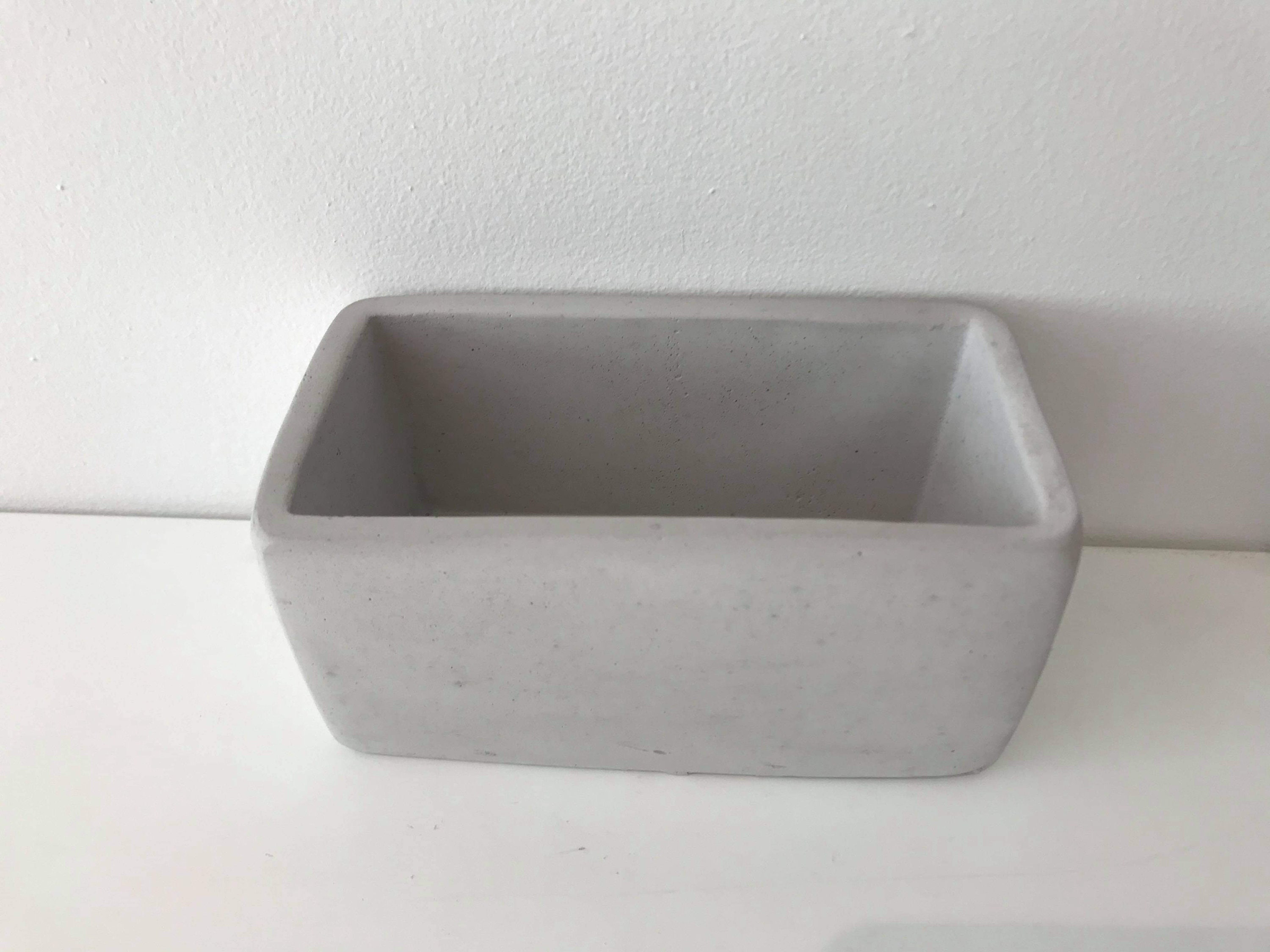 Rectangle Silicone Mould/mold for Concrete Planters/candles. UK ...