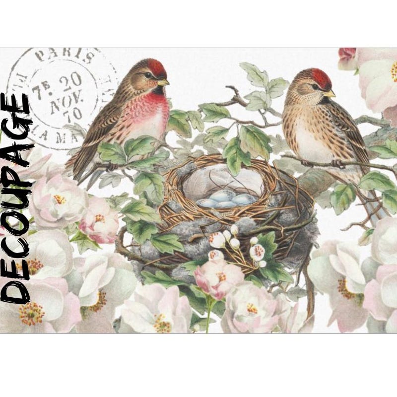 Large Decoupage Paper - Etsy