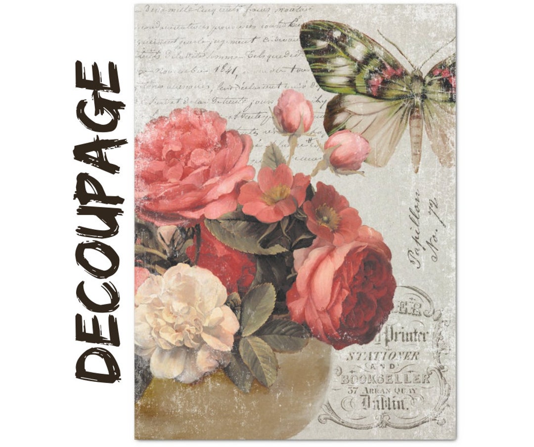 Large Decoupage Paper - 20 X 30