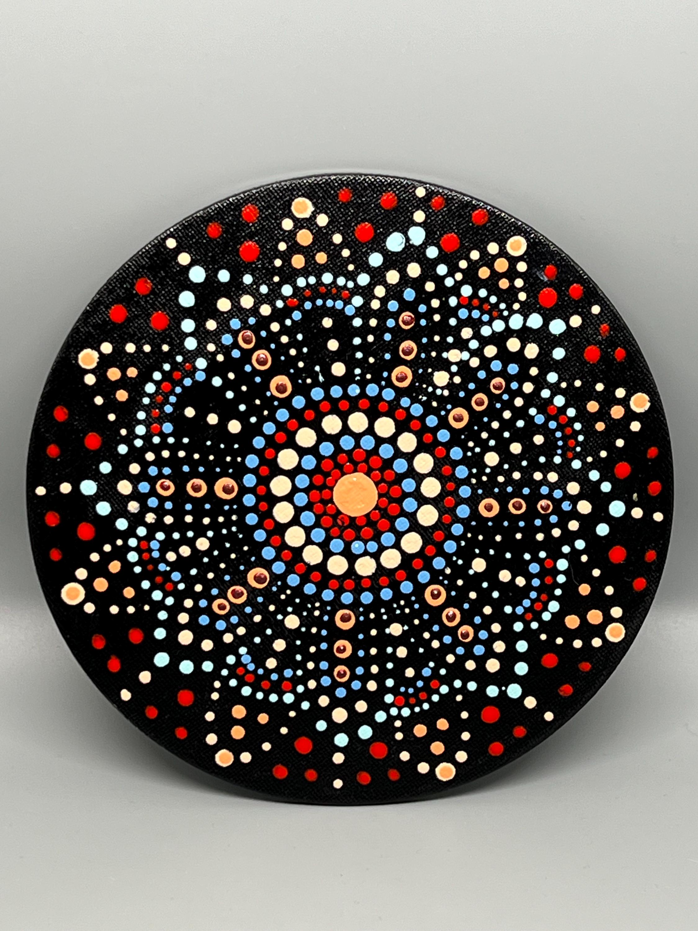 Handmade Mandala Dot Magnet: Home & Office Decor (6 Inch) - Etsy