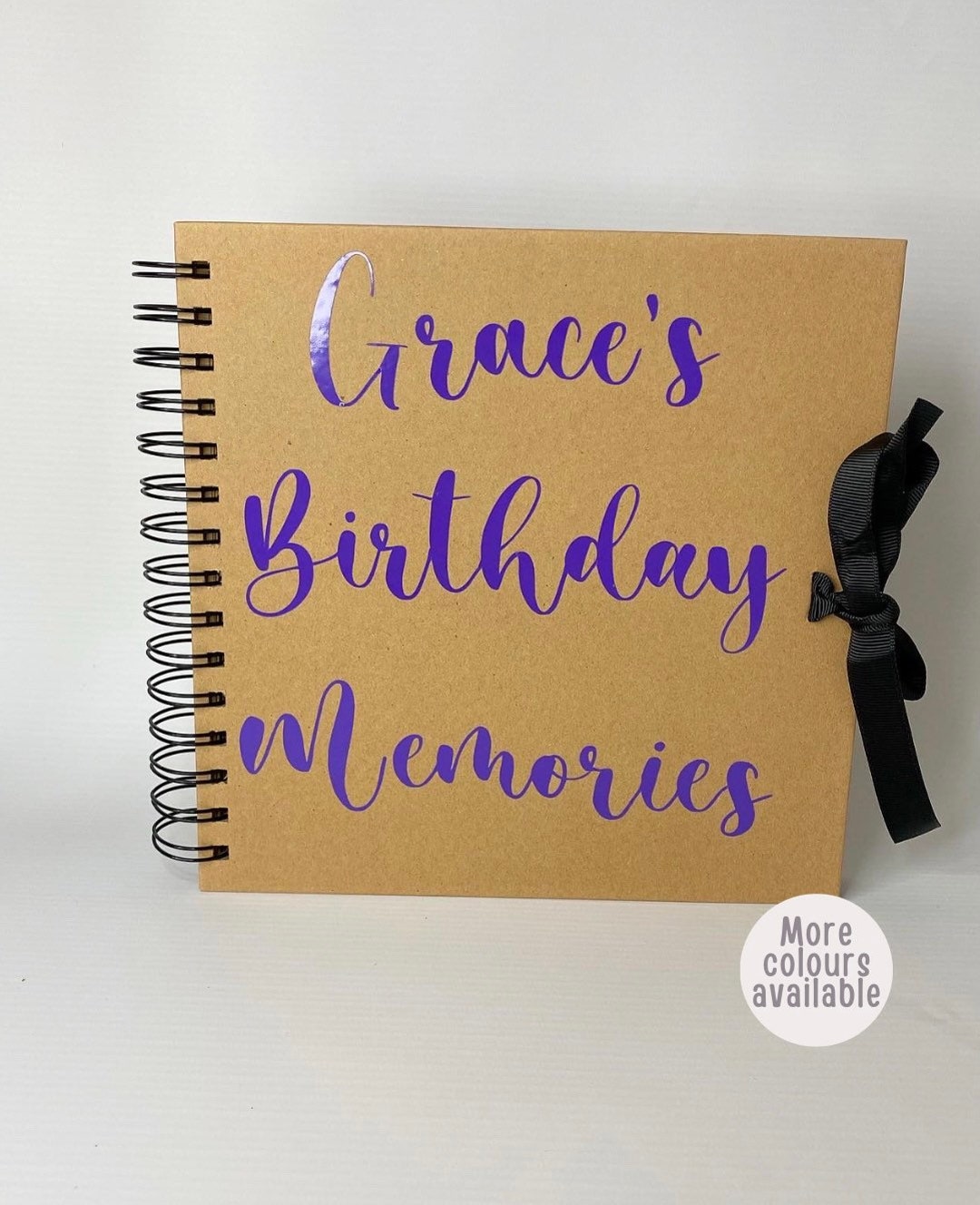 Personalised Birthday Memory Book | Keepsake Scrapbook Gift ...