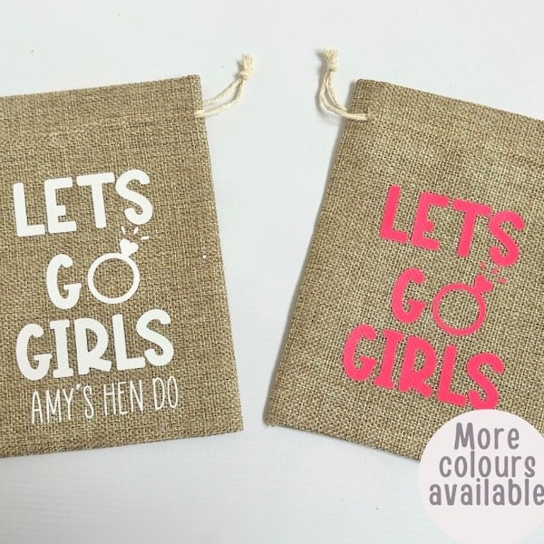 Personalised Bags Hen Do - Etsy