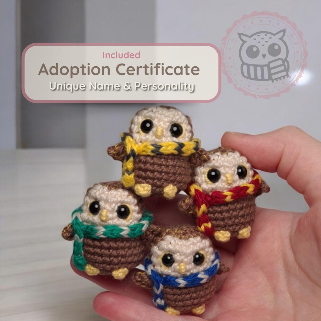 Bryce the Brown Owl Amigurumi - Handmade Crochet Owl Plush With ...
