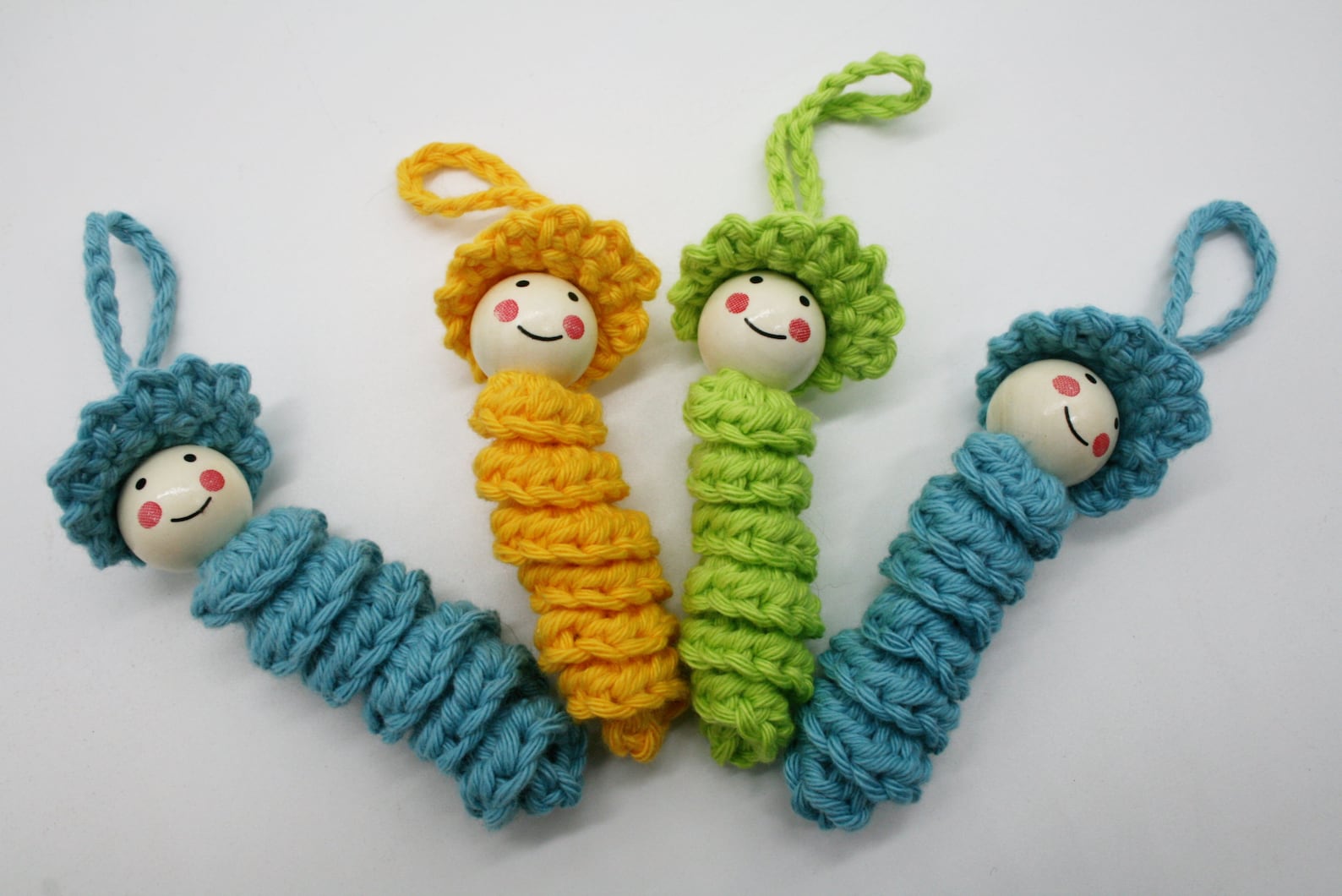 Worry Worm, Happiness Worm, Crochet Pattern, English Version - Etsy