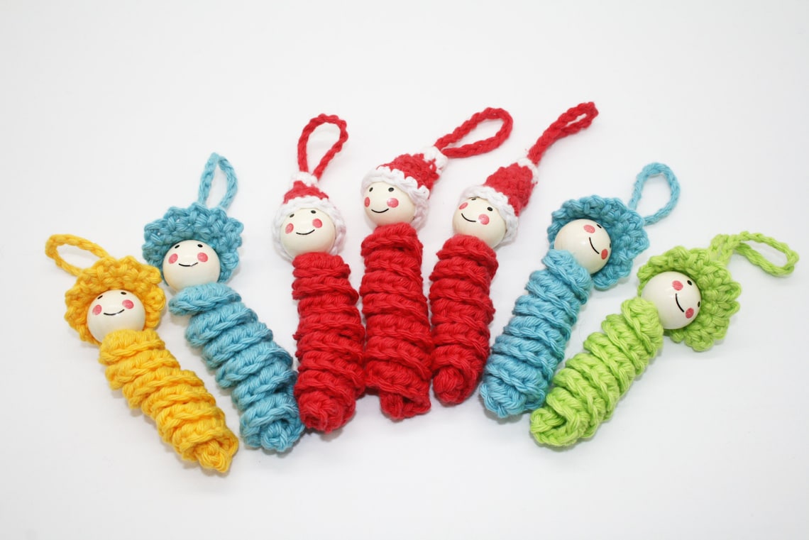 Worry Worm, Happiness Worm, Crochet Pattern, English Version - Etsy