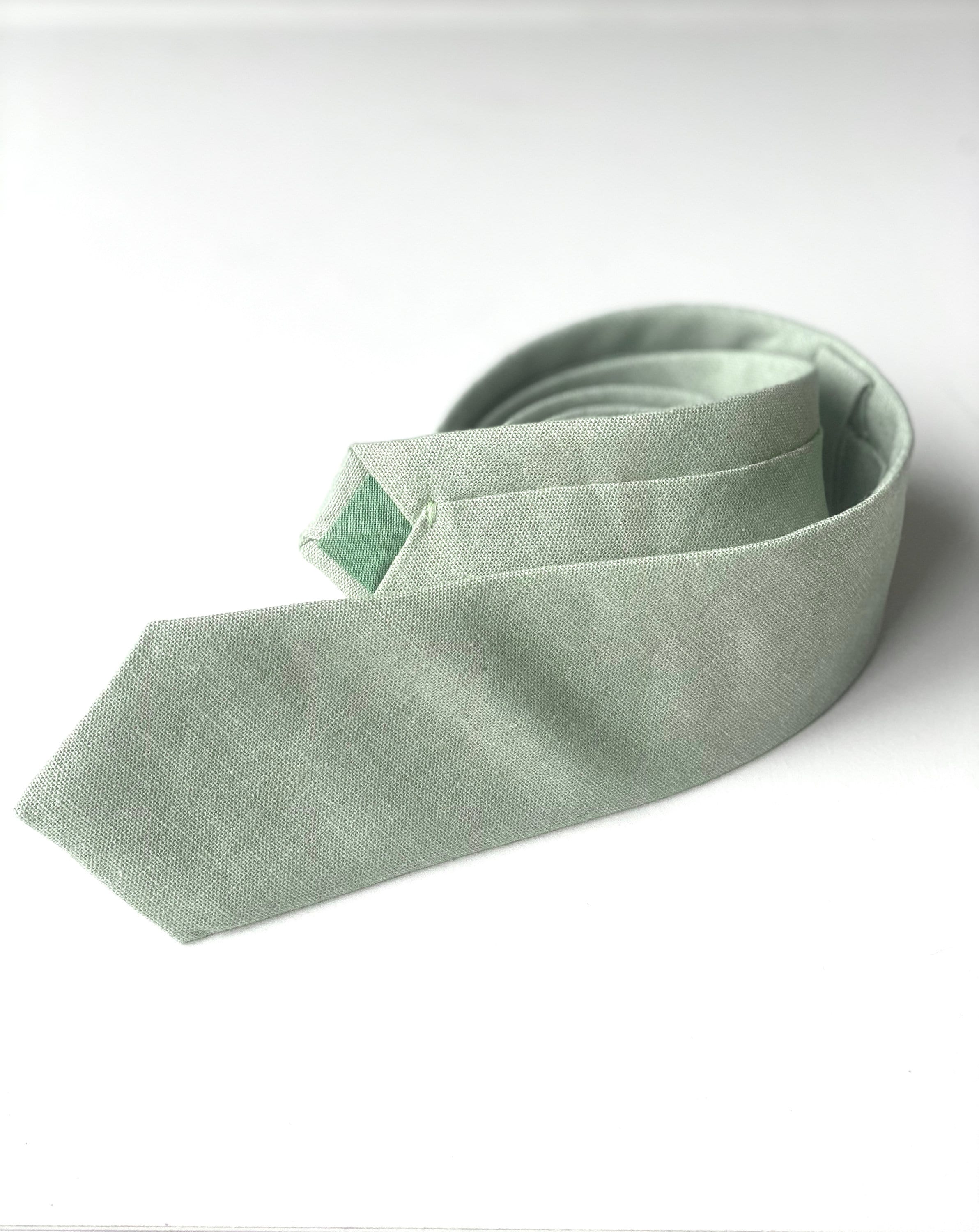 Dusty Green Necktie Sage Green Tie Seafoam Necktie for Men - Etsy