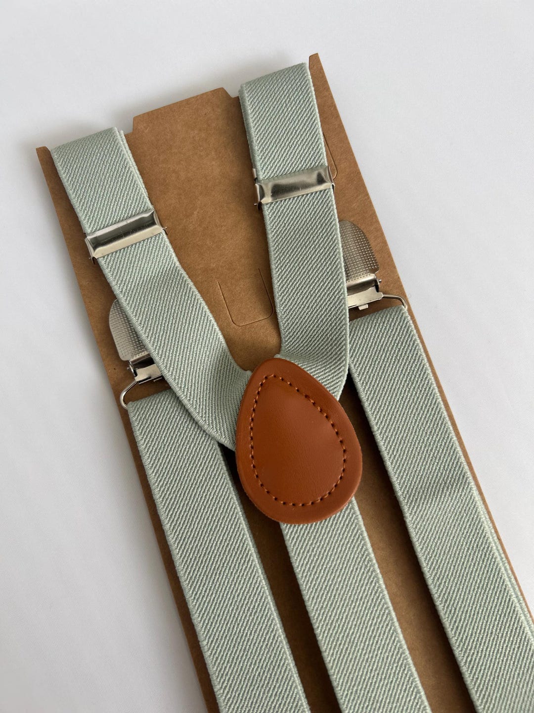 Sage Green Suspenders, Elastic Dusty Green Suspenders for Groomsmen ...