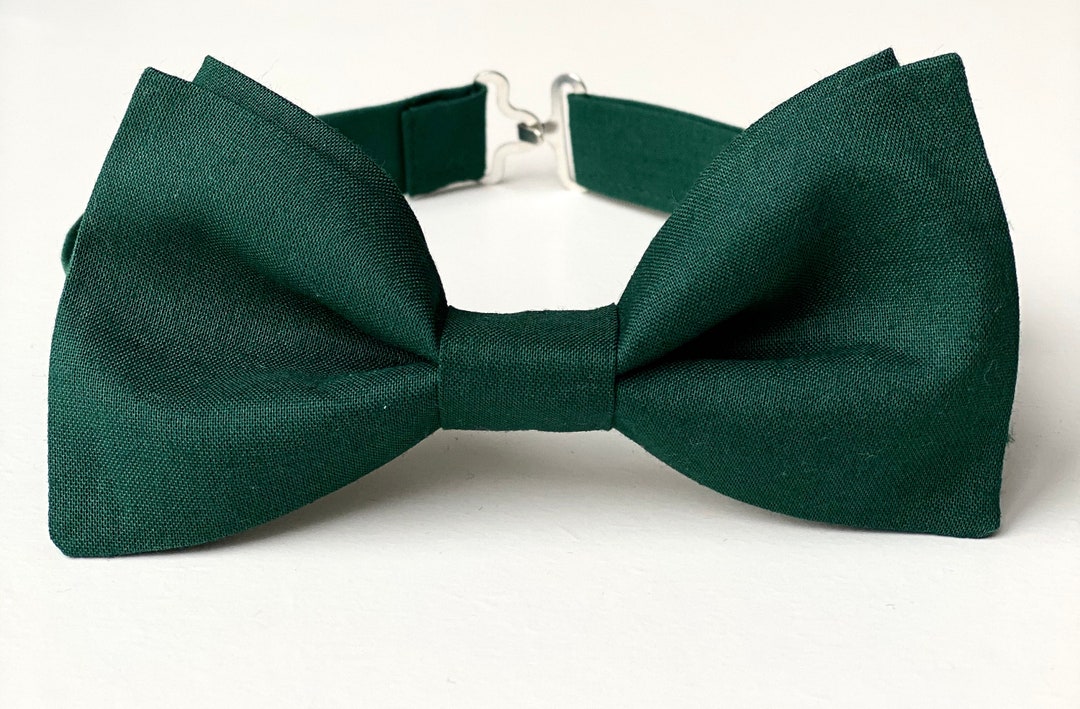 Emerald Green Bow Tie-dark Green Bow Tie-bow Ties for Men- Emerald ...