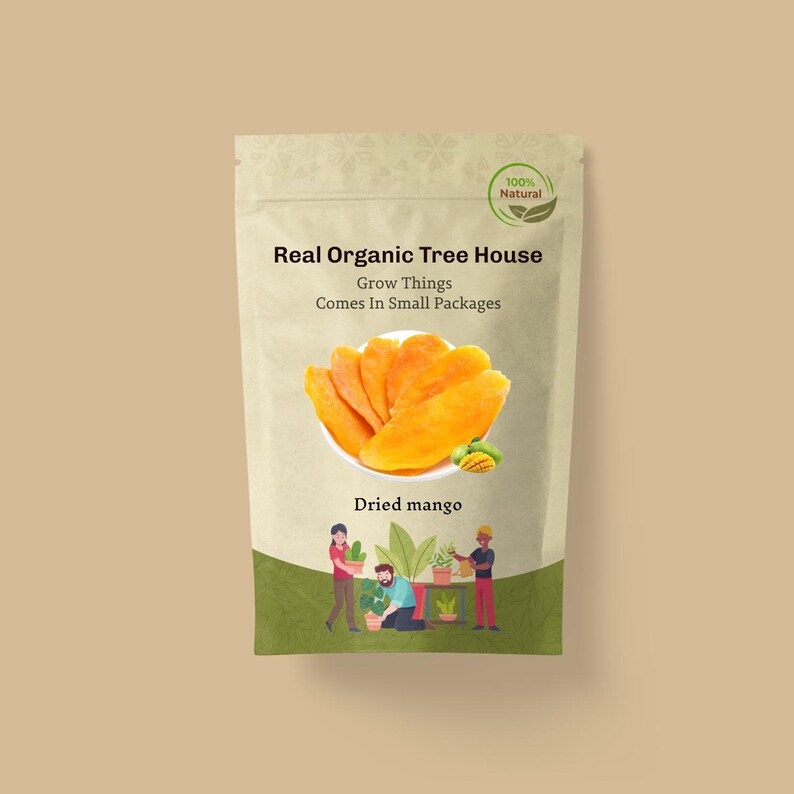 Organic Sun Dried Mango Slices: No Sugar Added - Etsy