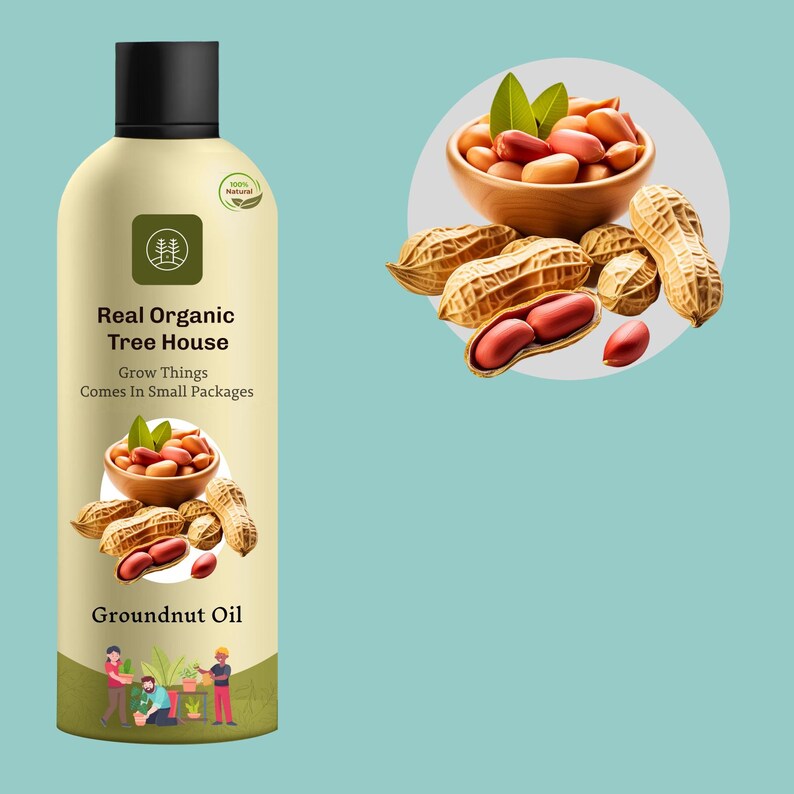 Pressed Groundnut Oil Cold Pressed | Natural | Effective With Good ...