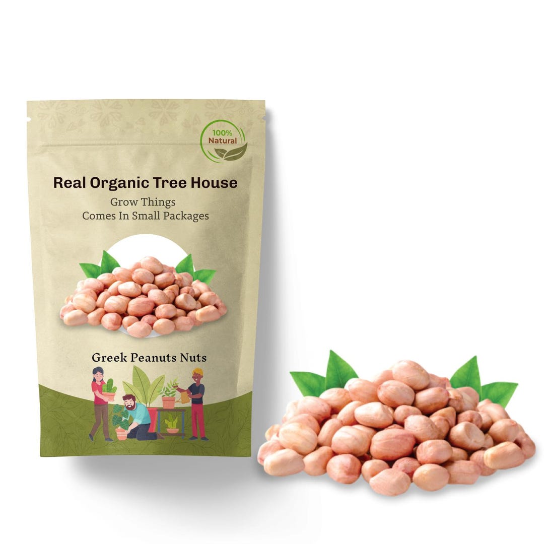 Greek Peanuts: Roasted Unsalted Nuts - Etsy