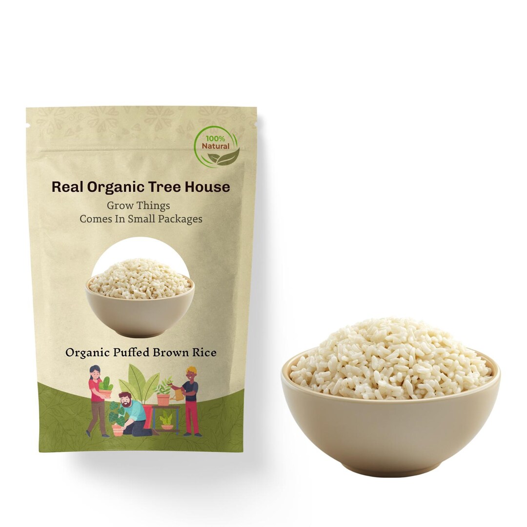 Orgenic Puffed Rice (2lbs) | Popped Rice | Rice Cereal | Crunchy Rice ...