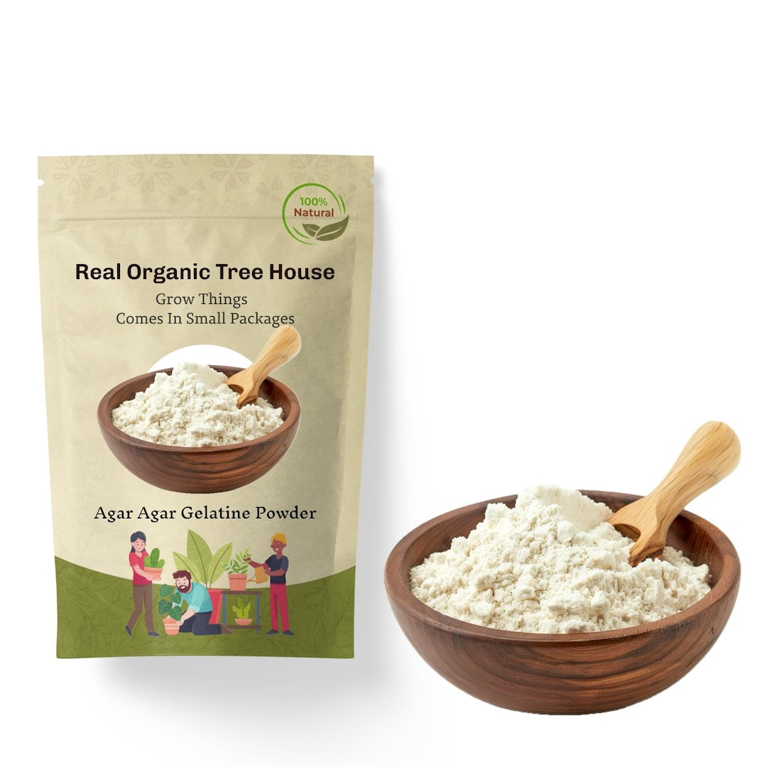 Agar Agar Powder | Natural Plant Based Gelling | Fine Vegan Baking ...
