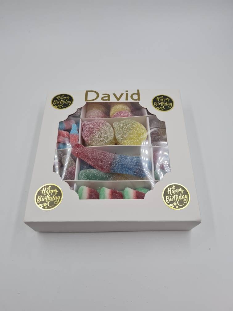 Pic N Mix Boxes With Sections. Sweets. Gift. Postal Treat. Pic N Mix ...