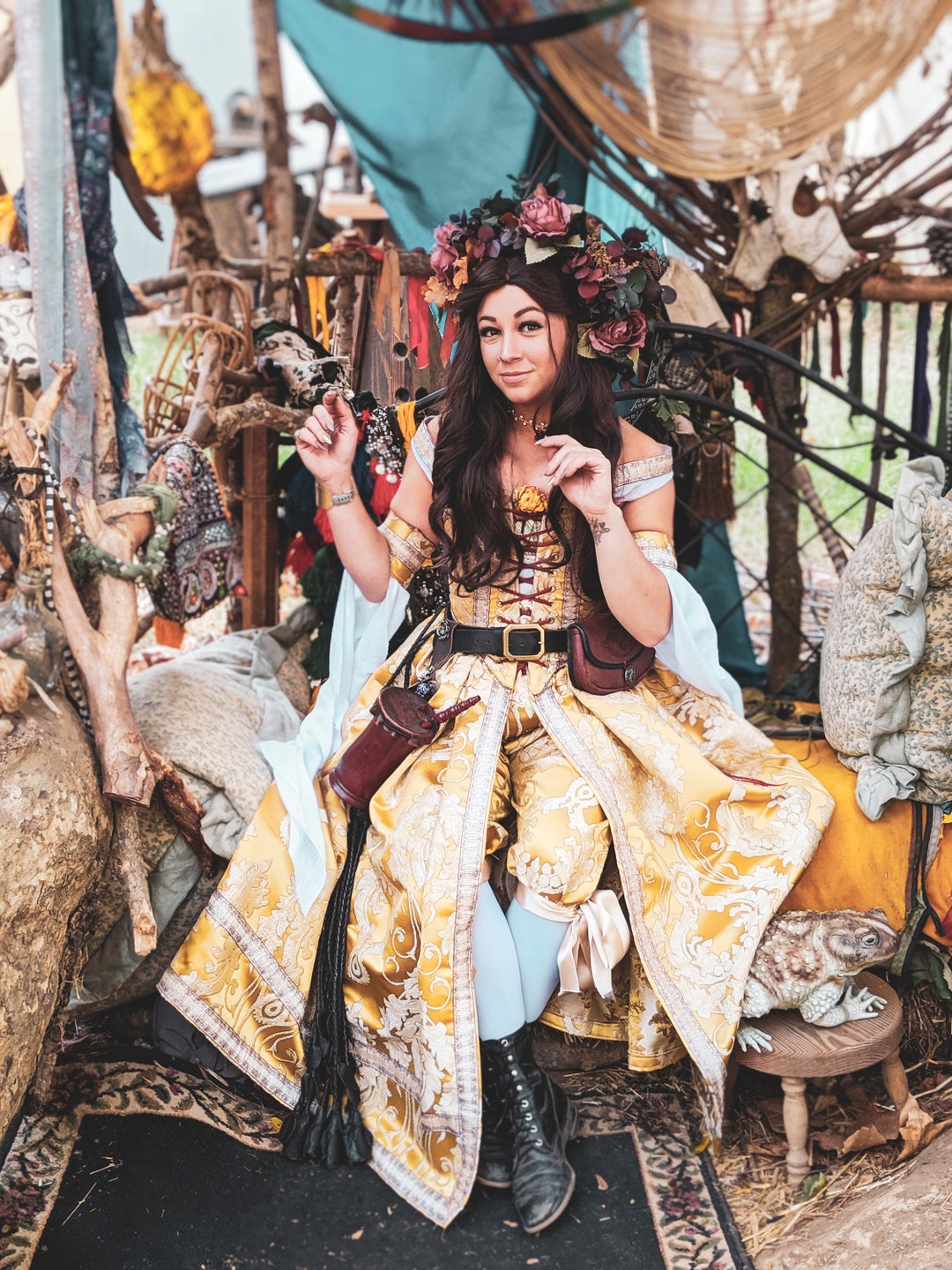 Medieval Renaissance Courtesan Outfit Made to Order - Etsy