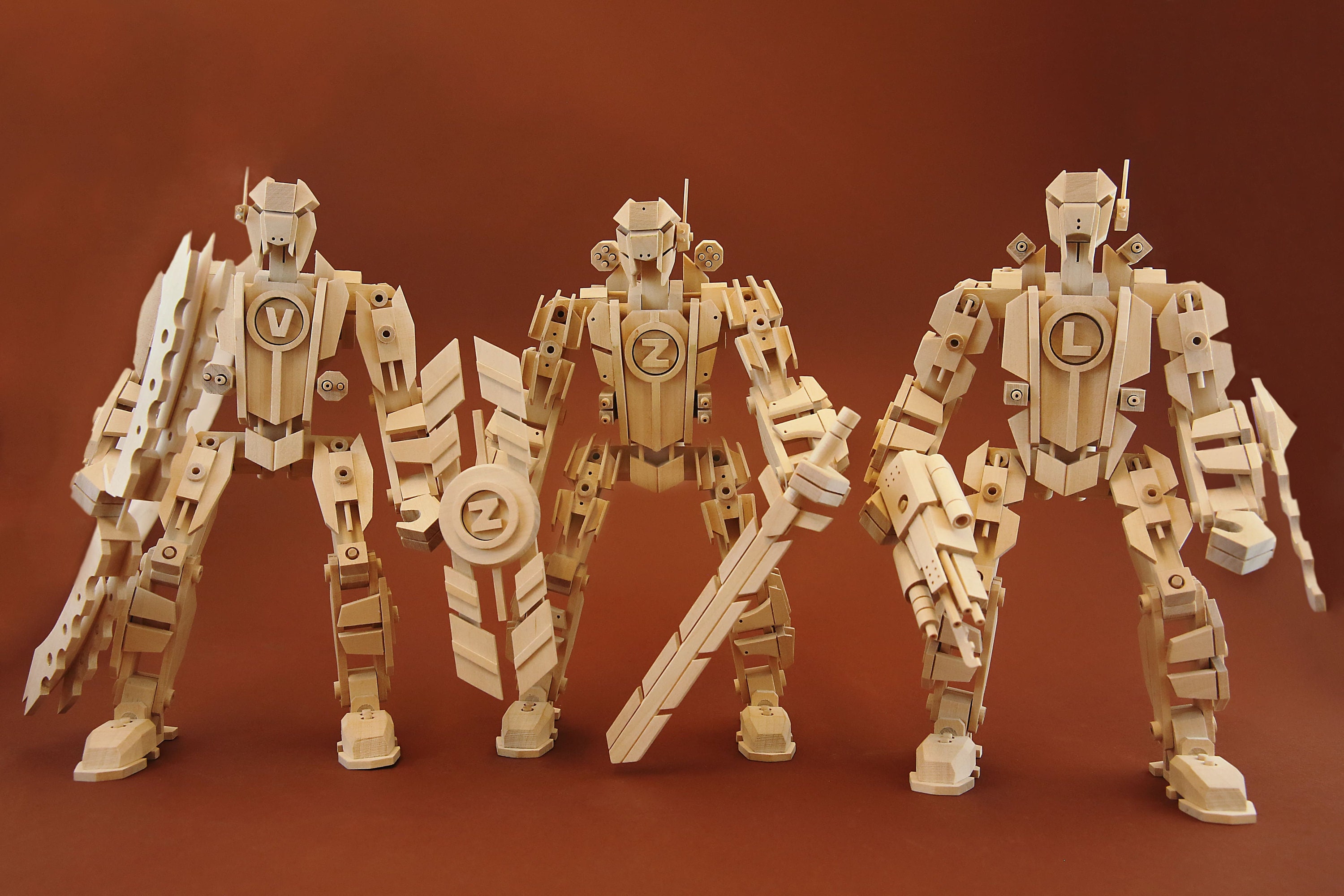 Wooden Robot , Premium Level Nitro Handcrafted - Etsy