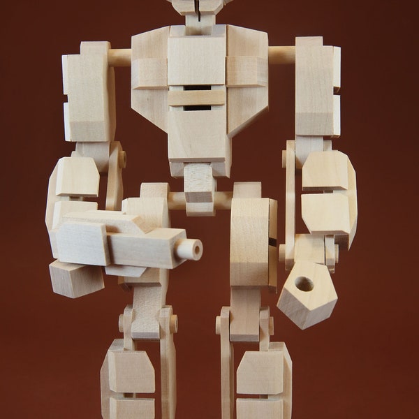 Wood Robot - Etsy