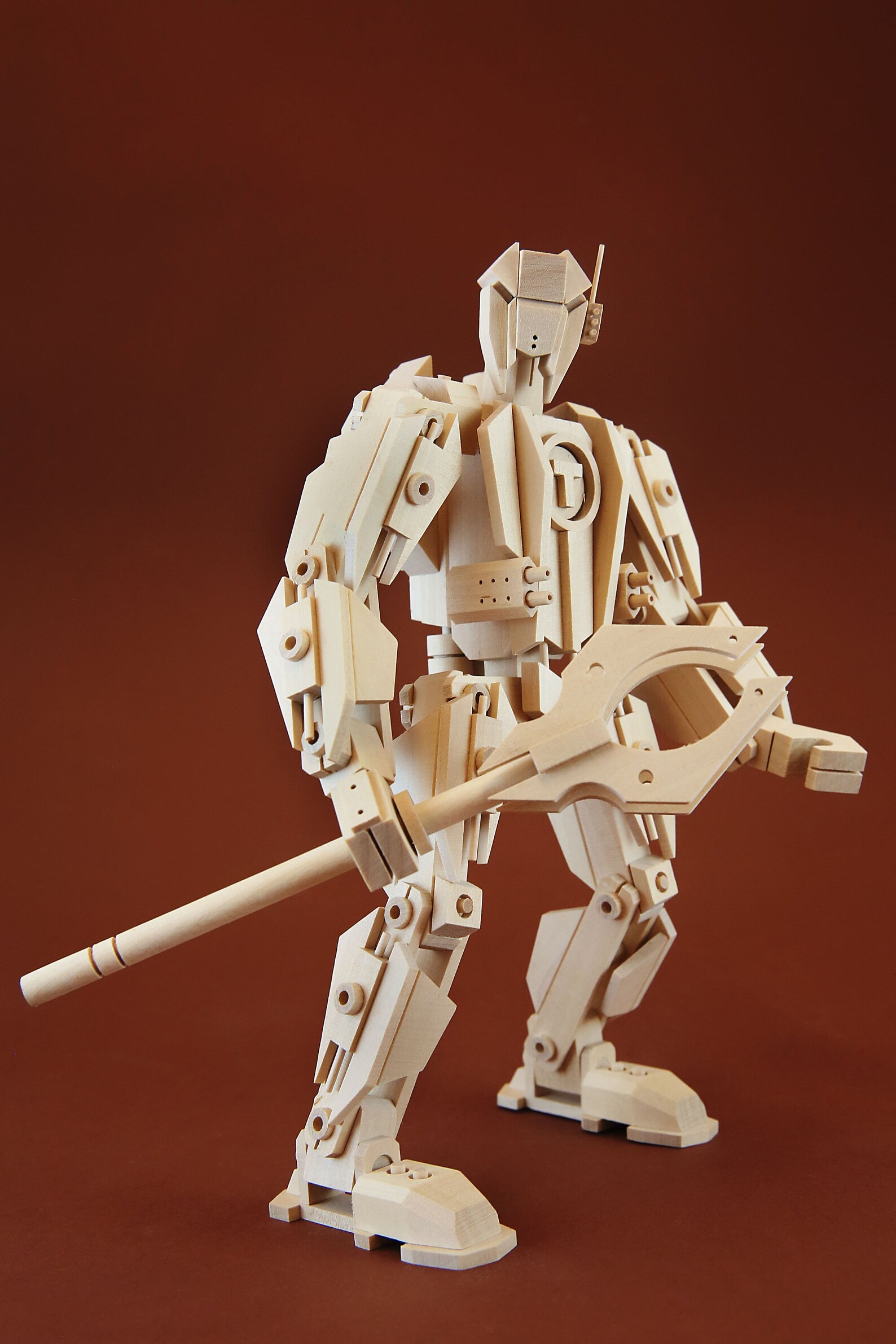 Wooden Robot PREMIUM LINE TITAN Handcrafted - Etsy