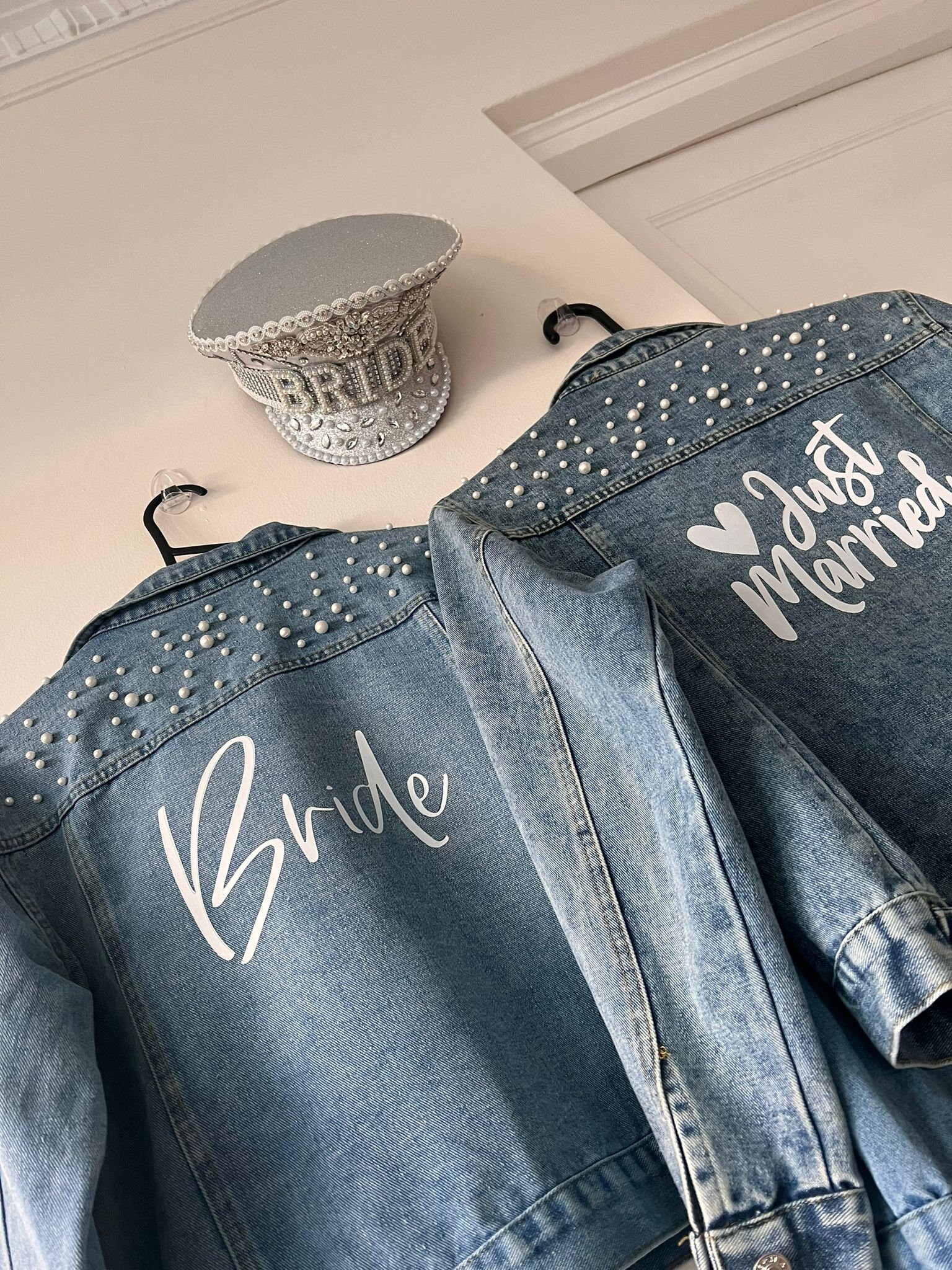 Pink and White Bridal Military Style Hat Bride Hathen Do Hathen Party ...