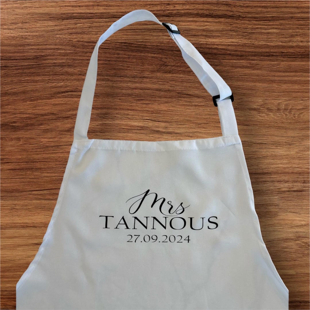 Custom Mr. Apron , Custom Mrs. Apron – Personalized Apron With Name ...