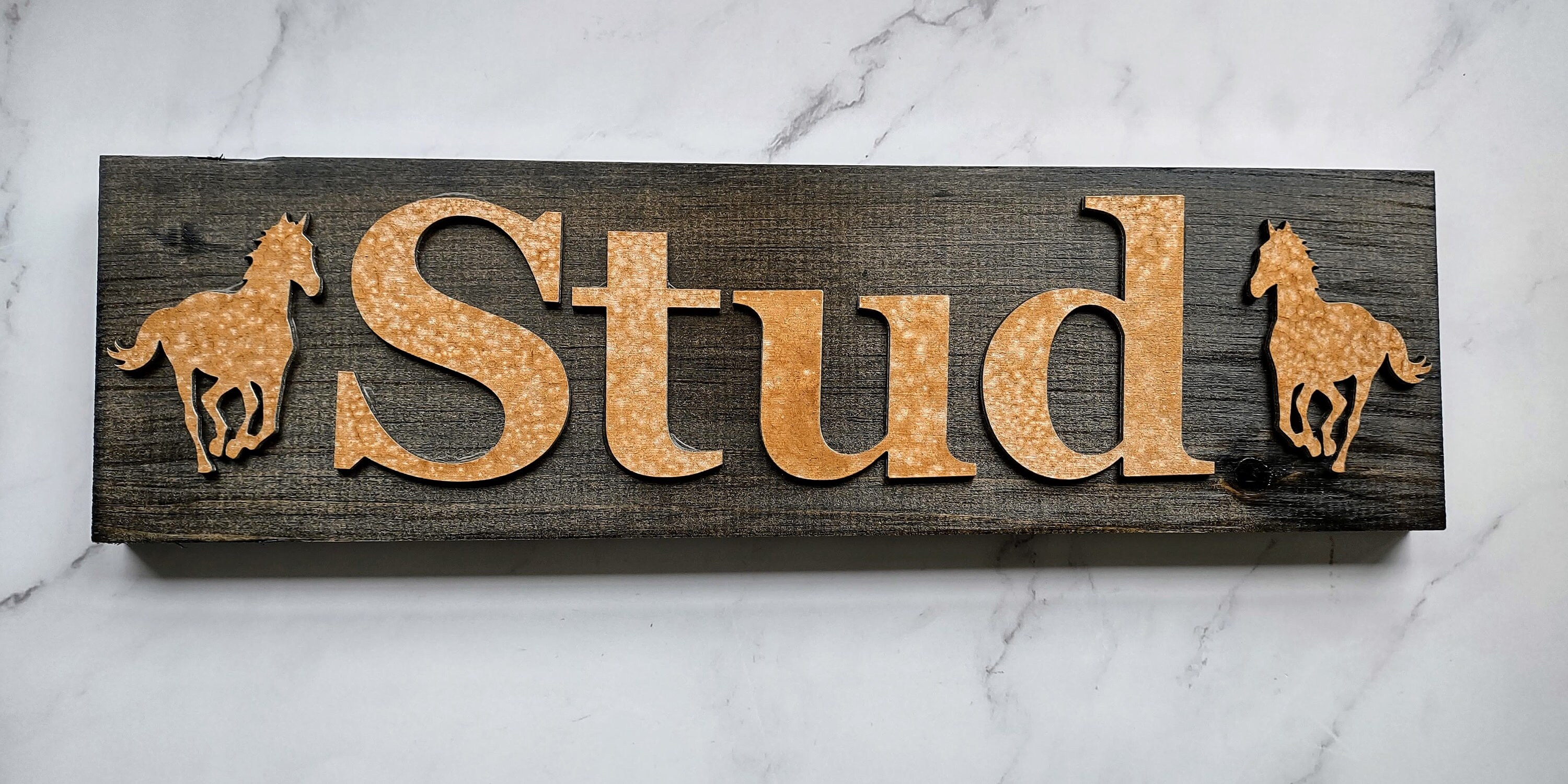 Horse Stall Name Plate Horse Stable Sign Personalized Horse - Etsy