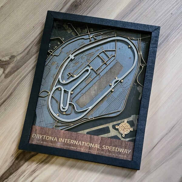 Race Track Map Wall Art - Etsy