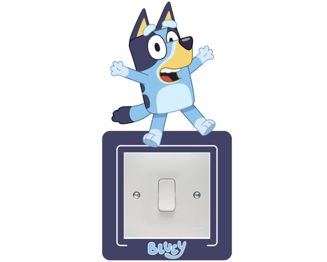 Bluey Light Switch Surround Art Sticker Children's Bedroom - Etsy UK
