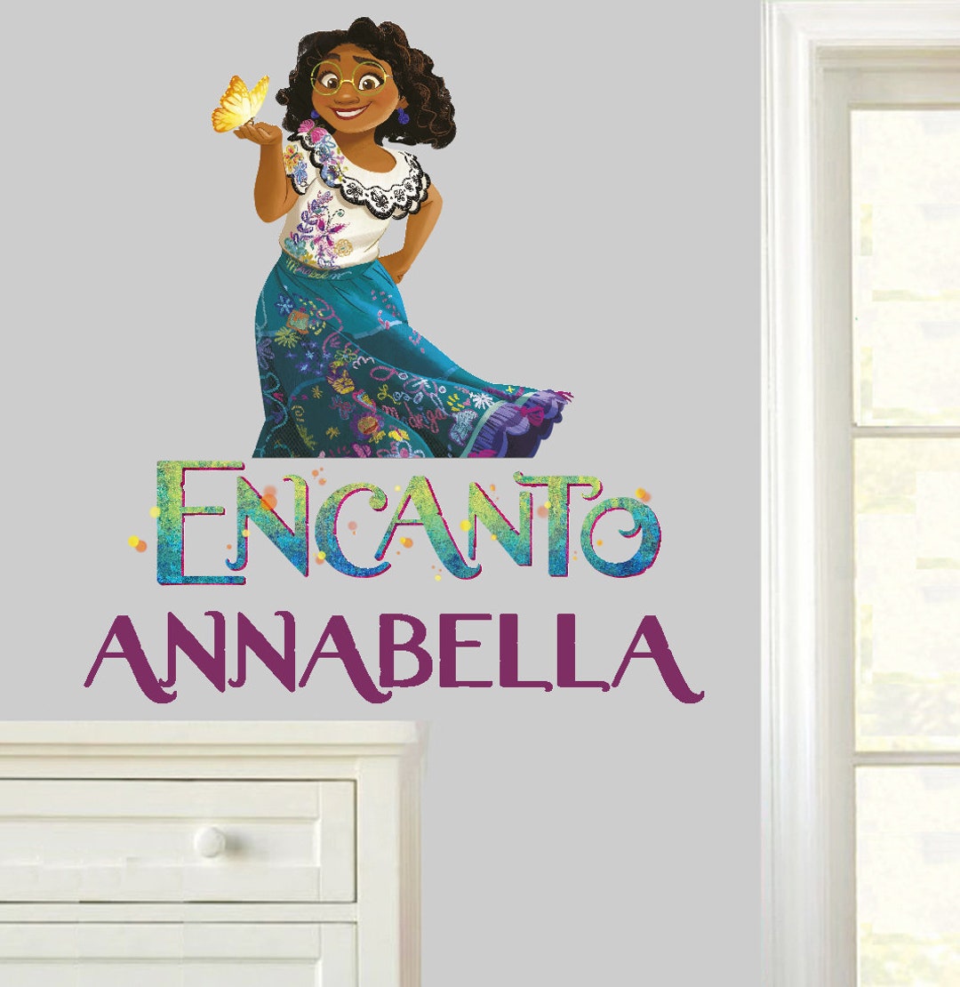 Personalised Mirabel Encanto Wall Art Sticker Bedroom Decal - Etsy UK