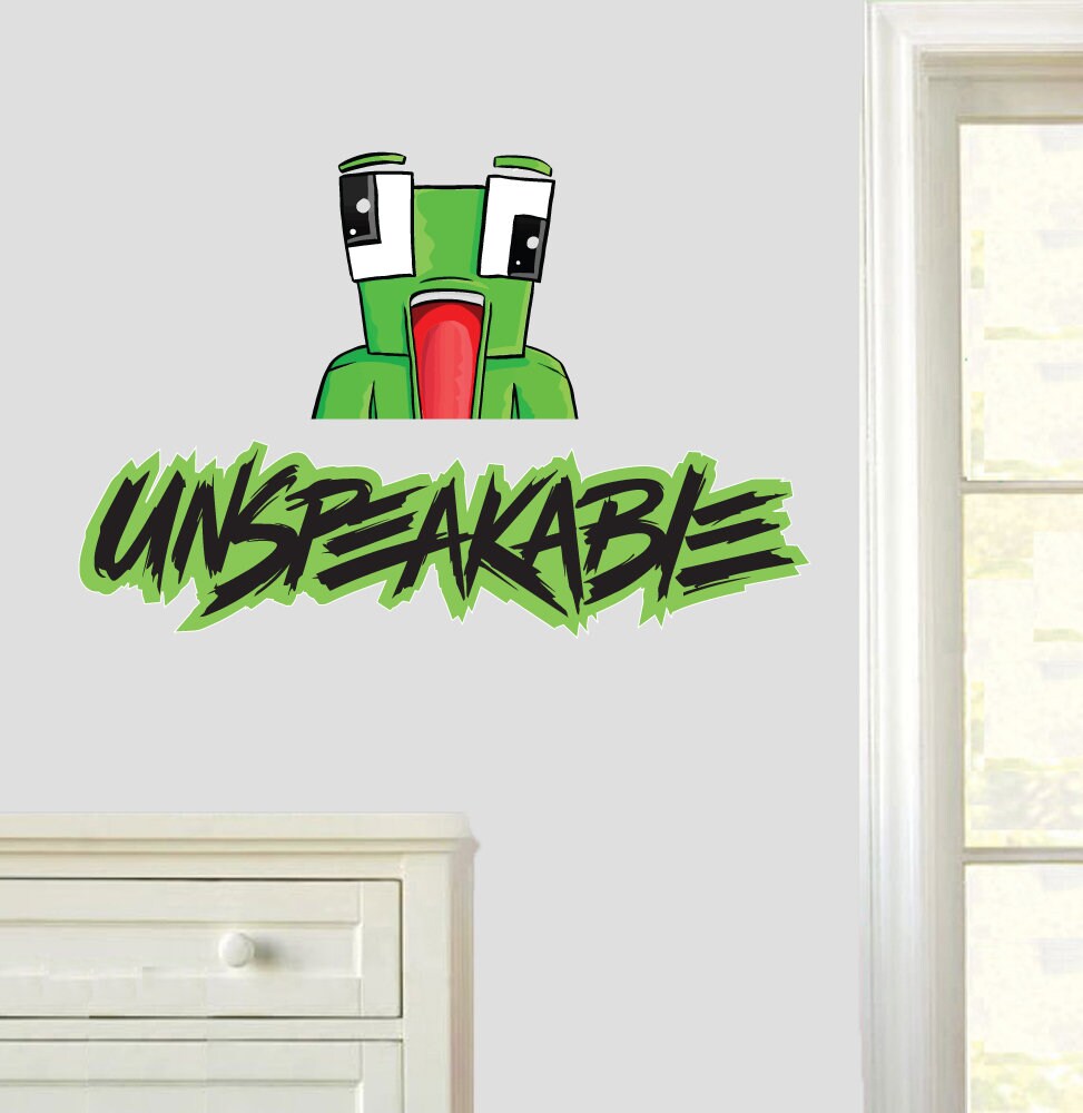 Unspeakable Logo Wall Art Vinyl Stickers | Etsy