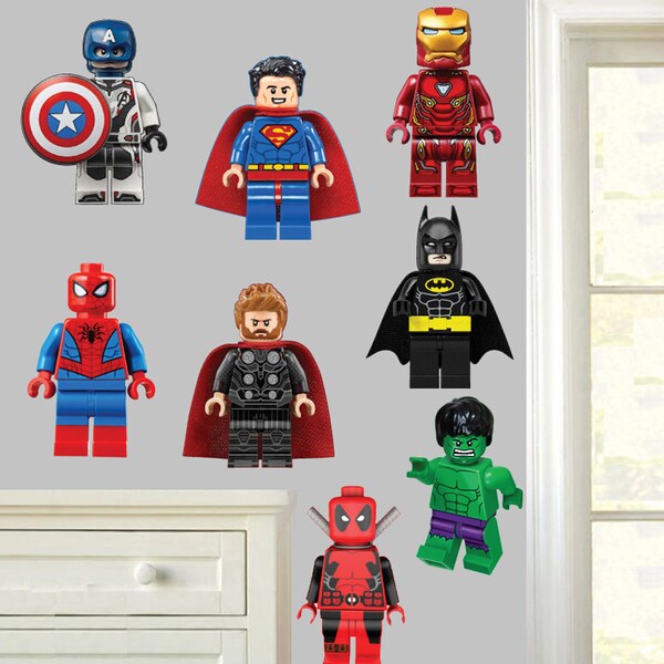 Superhero Wall Art - Etsy UK