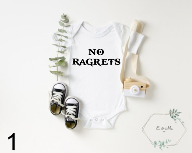 No Ragrets Funny Baby Onesie® Gender Neutral Onesie® Baby | Etsy