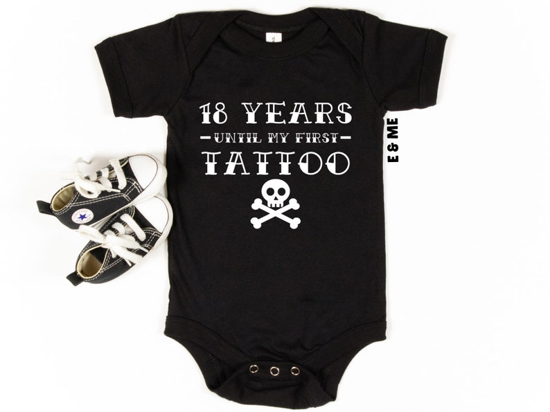 18 Years Until My First Tattoo Cute Baby Onesie® Inked Baby - Etsy