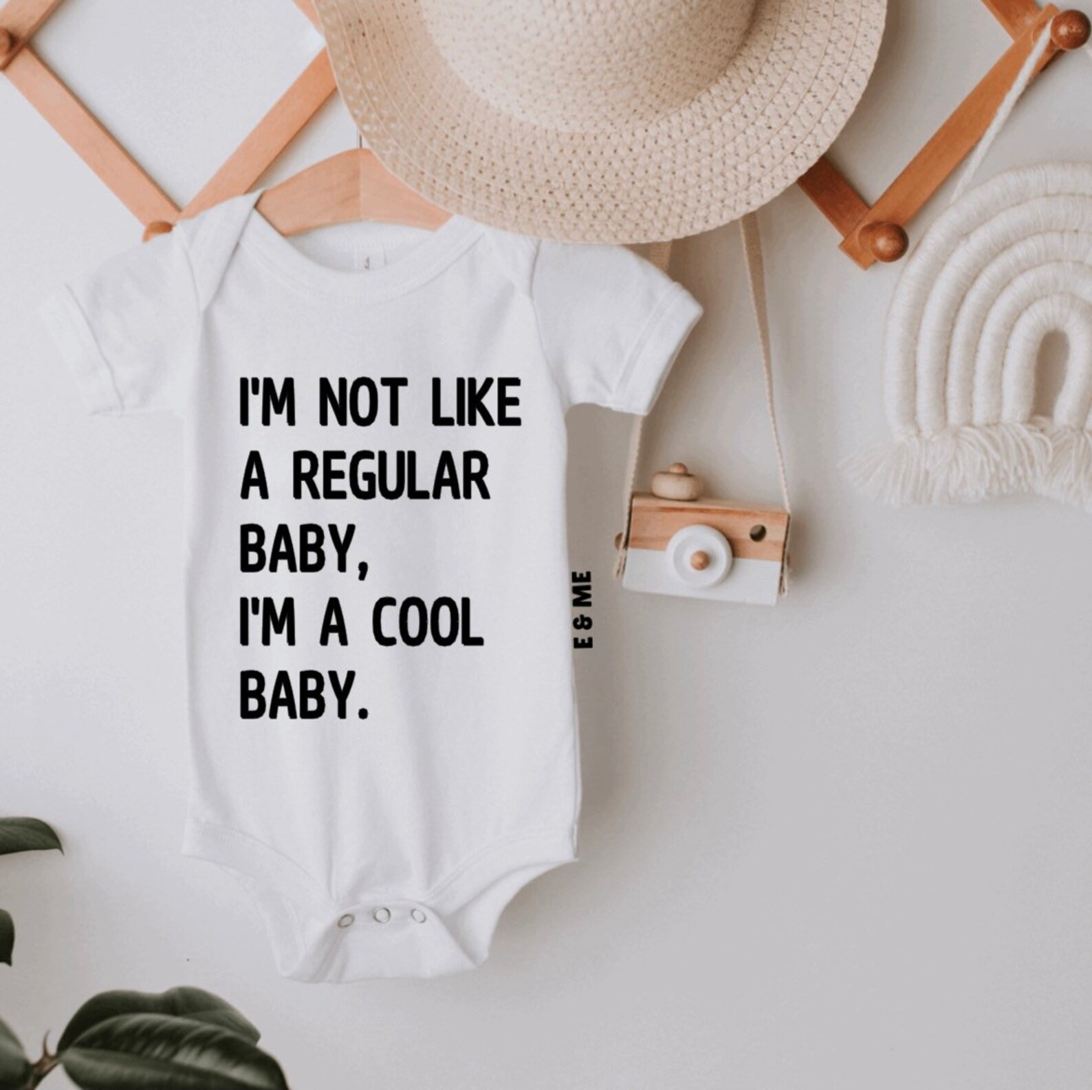 I'm Not A Regular Baby I'm A Cool Baby, Funny Onesie®, Baby Girl Onesie ...